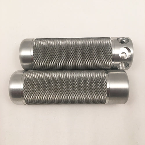 Billet Knurled Grips with optional button-mounting holes – Exile Cycles